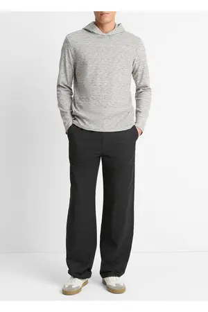 Vince Space-dye Cotton-blend Hoodie