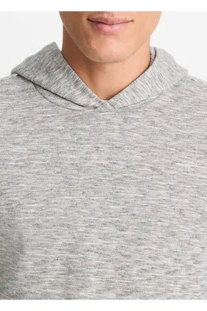 Vince Space-dye Cotton-blend Hoodie