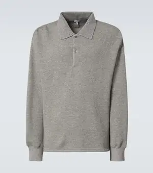 Loewe Cotton And Cashmere Polo Sweater