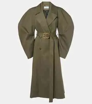 Loewe Belted Cotton Drill Trench Coat
