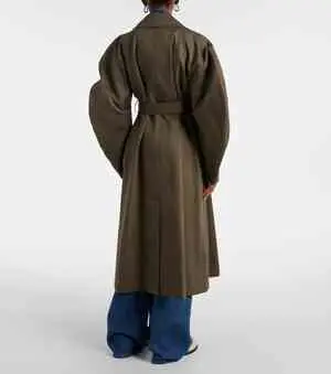 Loewe Belted Cotton Drill Trench Coat