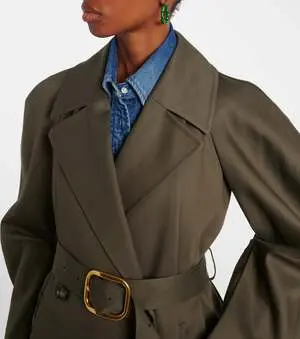 Loewe Belted Cotton Drill Trench Coat