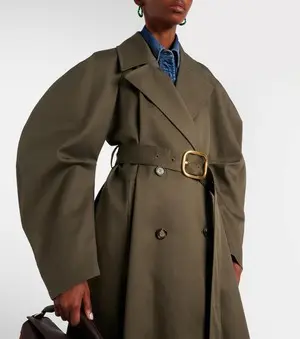 Loewe Belted Cotton Drill Trench Coat