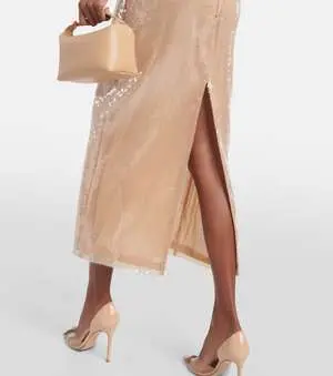 David Koma Sequined Midi Dress