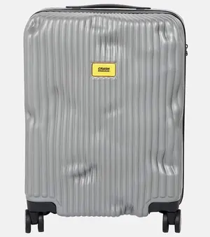 CRASH BAGGAGE Stripe Cabin Small Suitcase - Grey