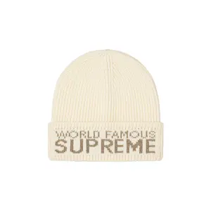Supreme World Famous Beanie - Tan