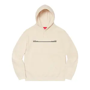 Supreme Supreme Shop Hooded Sweatshirt Cream