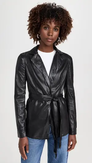 Amanda Uprichard Lancetti Faux Leather Jacket