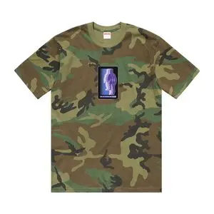 Supreme Blur Tee 'woodland Camo - Multicolor