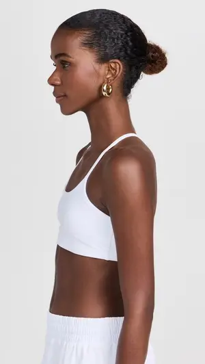 Beyond Yoga Spacedye Slim Racerback Bra - Cloud White