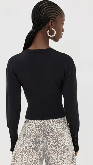 Lioness Head In The Clouds Cardigan - Onyx