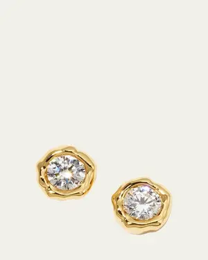 Alexis Bittar Alexis Bittar Asterales Molten Bezel Stud Earrings Clear