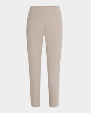Lafayette 148 New York Stanton Cropped Pants - Hickory