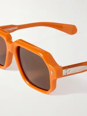 JACQUES MARIE MAGE Challenger Square-frame Sunglasses