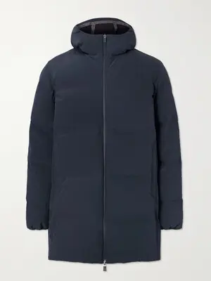 Herno Laminar - Quilted Shell Hooded Down Parka - Men - Blue  Blue