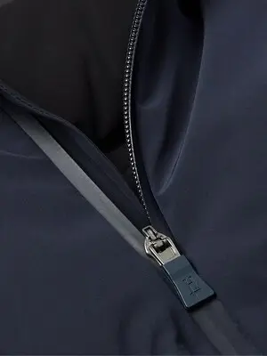Herno Quilted Shell Hooded Down Parka - Blue