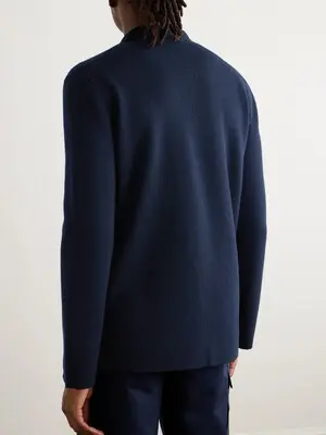 PIACENZA CASHMERE 1733 Wool Overshirt - Blue