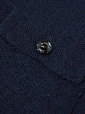 PIACENZA CASHMERE 1733 Wool Overshirt - Blue