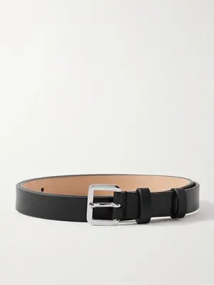 Mr P. 2.5cm Leather Belt - Black