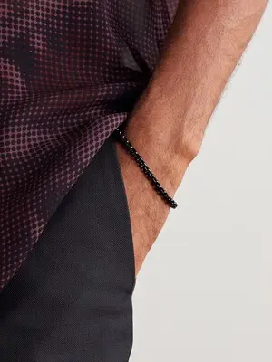 David Yurman Blackened Sterling Silver Chain Bracelet