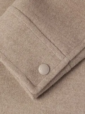 Loro Piana Darcy Pecora Nera® Wool-felt Overshirt