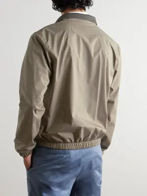 Loro Piana Reversible Windmate® Storm System® Shell And Cashmere Bomber Jacket