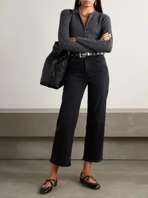 AGOLDE Ren High-rise Wide-leg Jeans