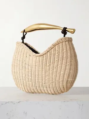 Bottega Veneta Small Sardine Raffia Tote