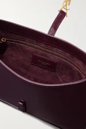 Saint Laurent Le 5 À 7 Patent-leather Shoulder Bag - Red