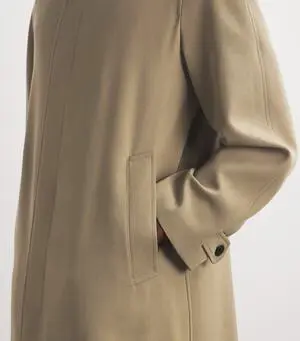 THE ROW Wallace Wool Gabardine Car Coat