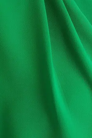 Badgley Mischka One-shoulder Draped Crepe Dress - Green