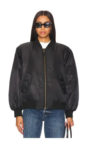 ANINE BING Leon Bomber Jacket - Black