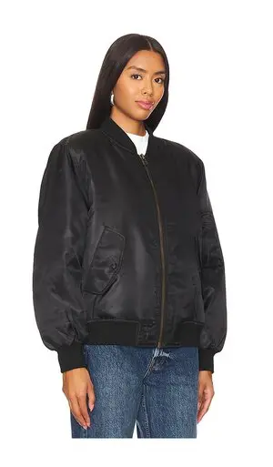 ANINE BING Leon Bomber Jacket - Black
