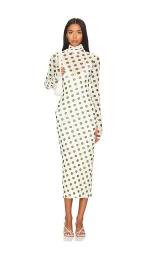 AFRM Shailene Dress - Birch Dot
