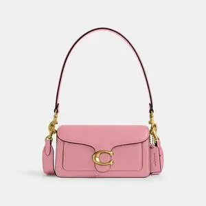 COACH Tabby Shoulder Bag - Brass/true Pink