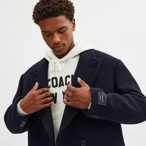 COACH Double Breasted Wool Coat