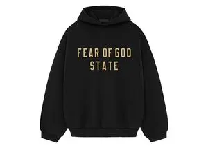 Fear Of God Essentials Fleece Hoodie - Black