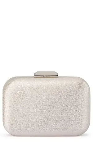 OLGA BERG Metallic Frame Clutch