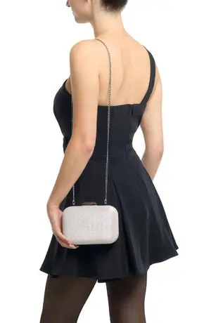 OLGA BERG Metallic Frame Clutch