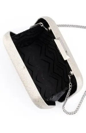 OLGA BERG Metallic Frame Clutch