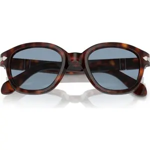 Persol 52mm Phantos Sunglasses - Havana/ Blue