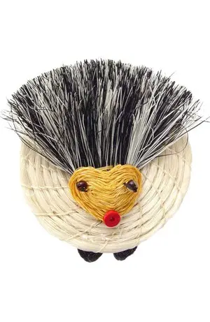 MBARE Animal Lidded Basket - Hedgehog