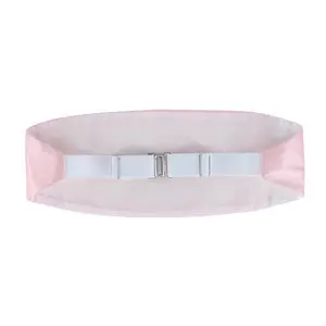 Trafalgar Sutton Solid Color Silk Cummerbund - Pink