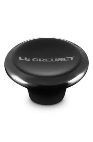 LE CREUSET 2-inch Nickel Knob - Black
