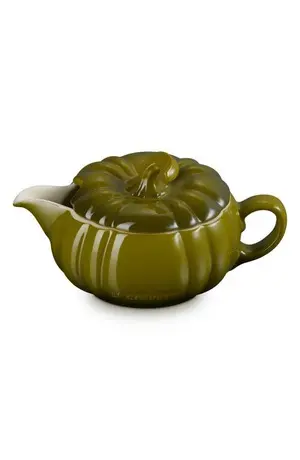 LE CREUSET Pumpkin Gravy Boat & Lid