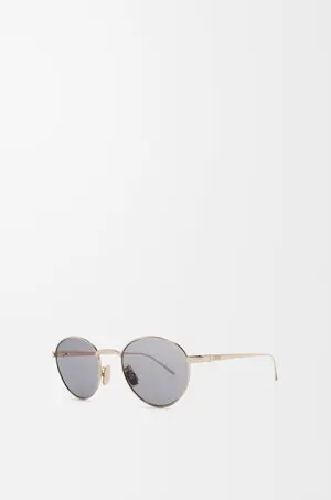 Loewe Groove Round Sunglasses - Smoke