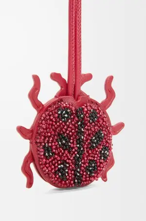 Red Beaded Bag Charms