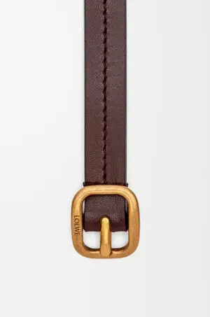Loewe Classic Leather Belt - Dark Brown