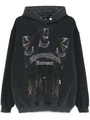 REPRESENT Thoroughbred Hoodie - Black