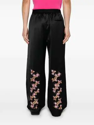 Off-White Logo-embroidered Trousers
